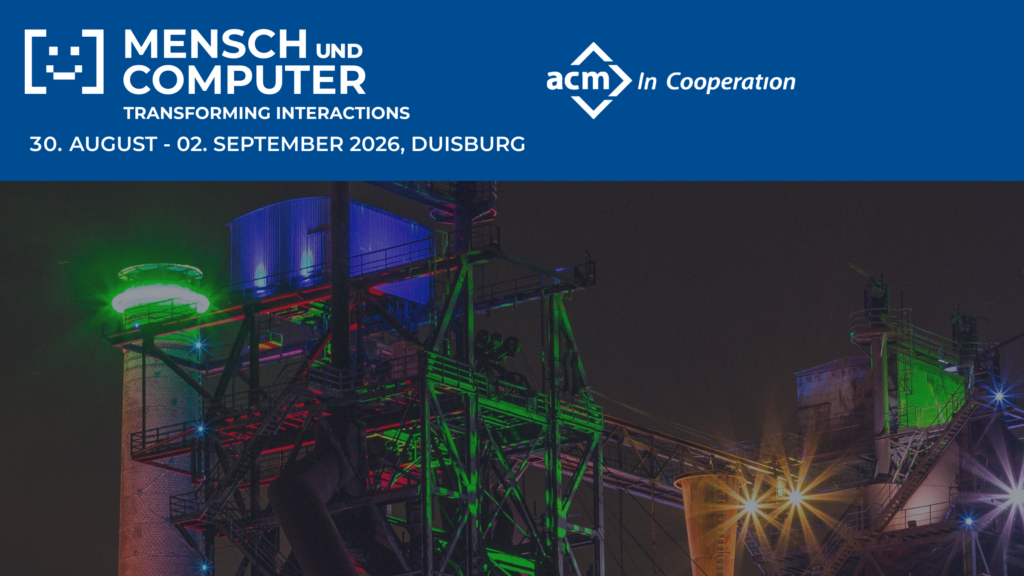 Student Research Competition - Mensch und Computer 2026 in Duisburg ...